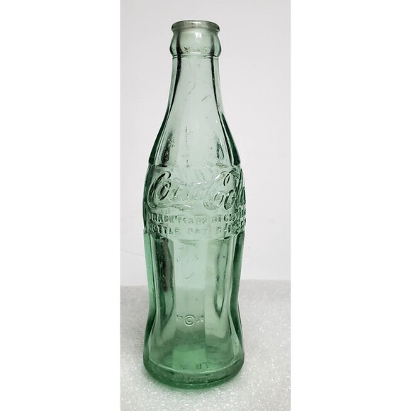 Coca Cola | Art | Cocacola Embossed Green 6fl Oz Vintage Hobbleskirt ...